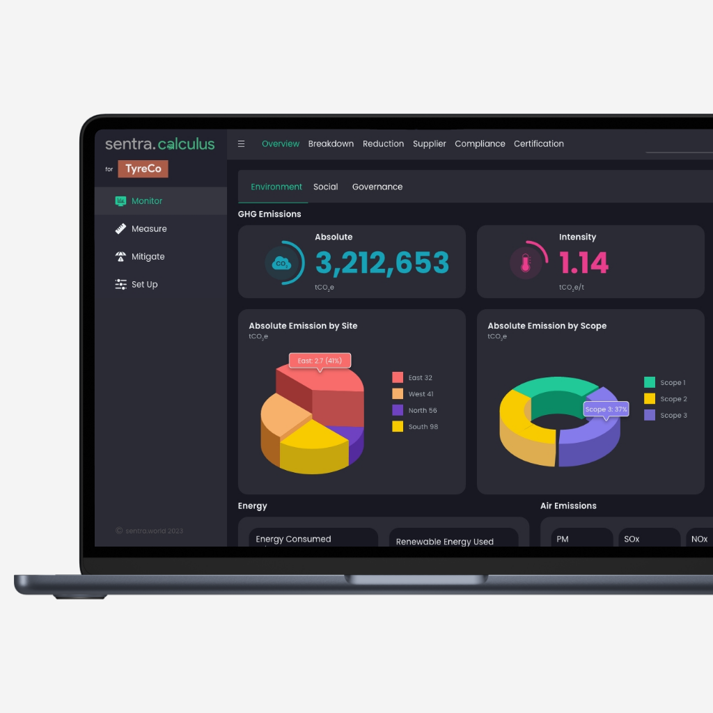 Technology Platform Powering ESG for Industrial Businesses - Sentra World